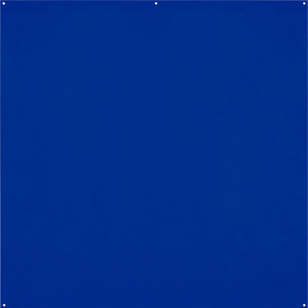 Wrinkle-Resistant Backdrop - Royal Blue / Chroma-Key Blue (8' x 8')