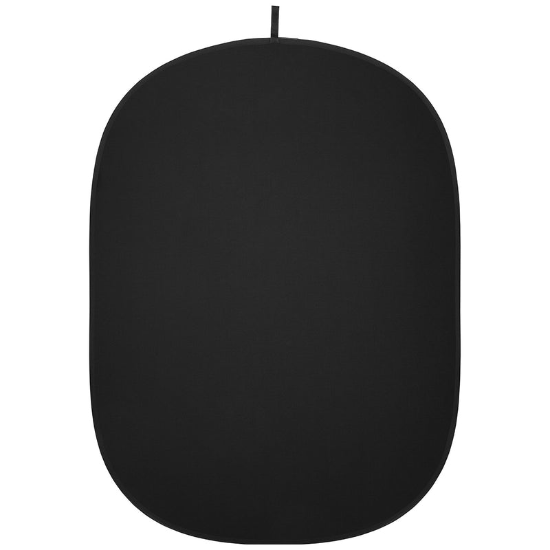 Collapsible 2-in-1 Black & White Backdrop (5' x 6.5')
