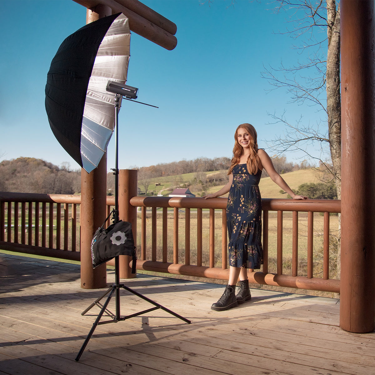 FJ200 Strobe 3-Light Backpack Kit