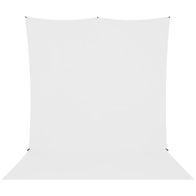X-Drop Pro Wrinkle-Resistant Sweep Backdrop Kit - High-Key White (8' x