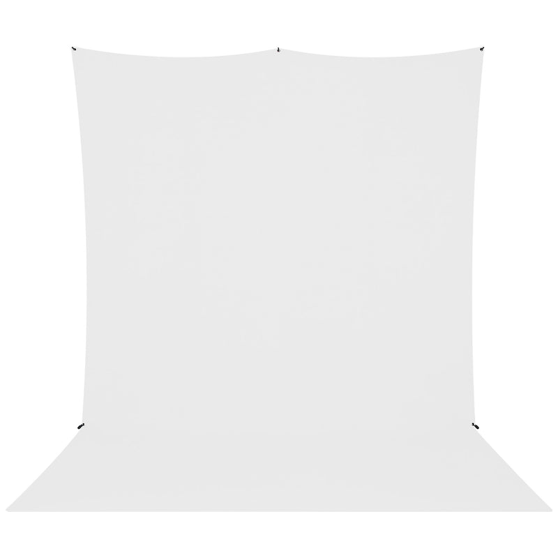 X-Drop Pro Wrinkle-Resistant Sweep Backdrop Kit - High-Key White (8' x