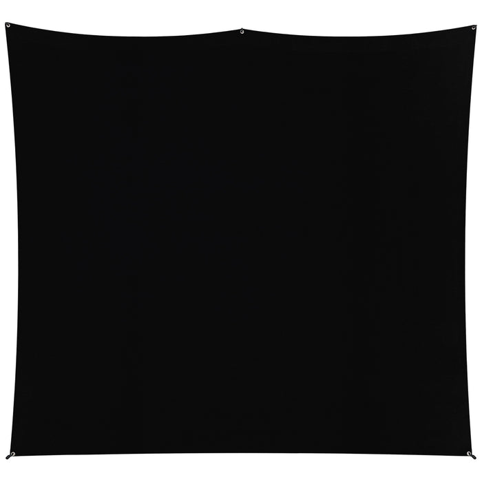 X-Drop Pro Wrinkle-Resistant Backdrop Kit - Rich Black (8' x 8')