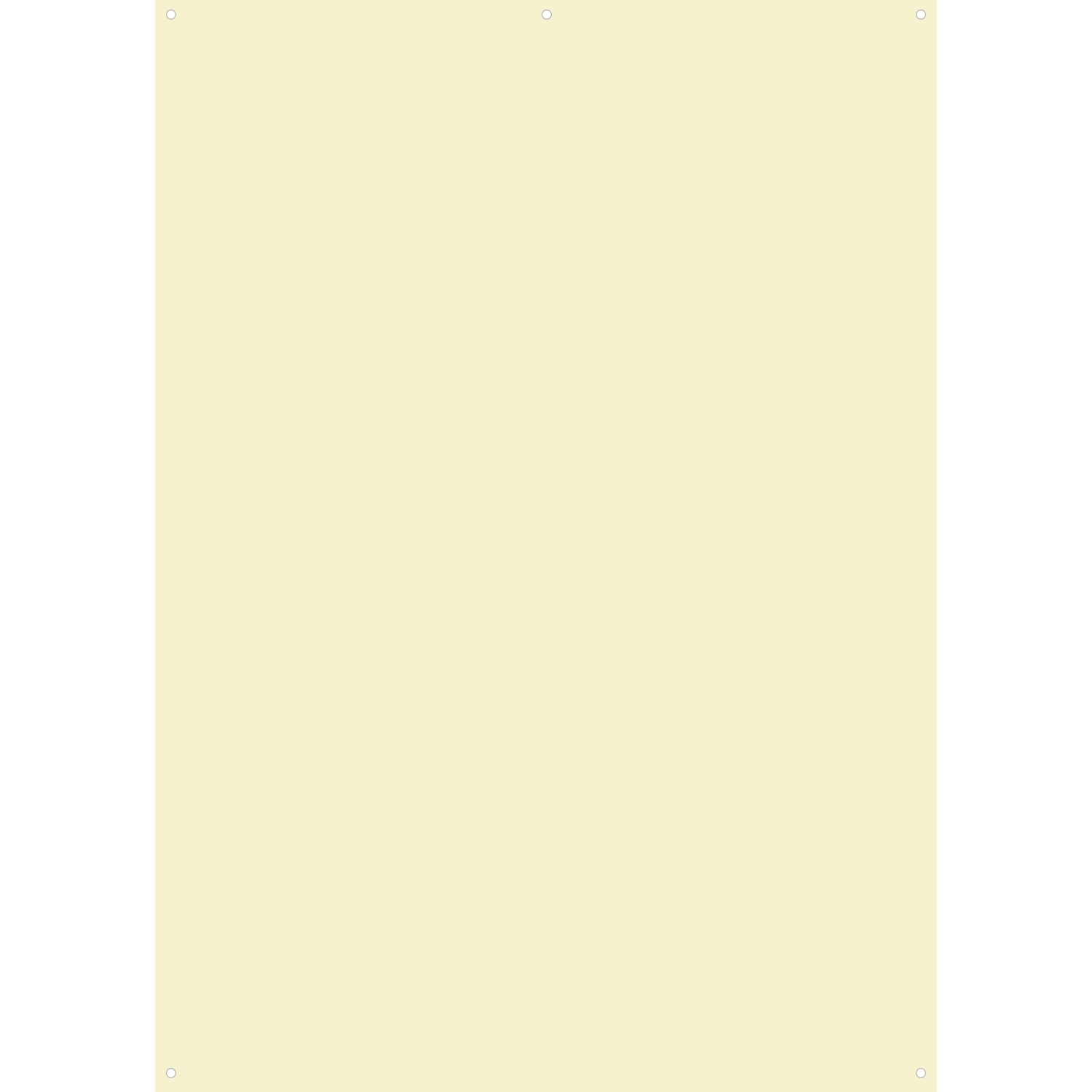 X-Drop Canvas Backdrop – Light Yellow Solid Color (5' x 7')